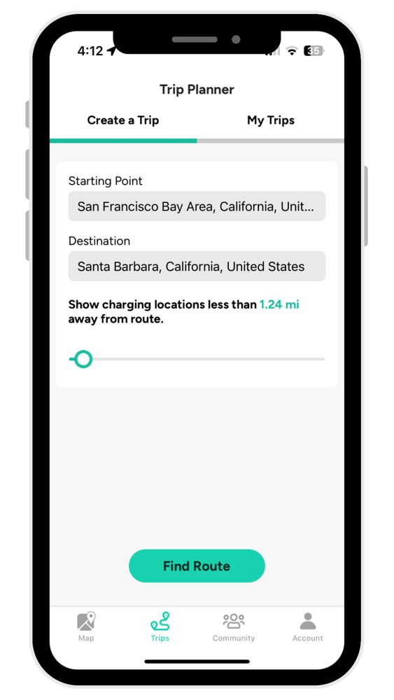 Plan your route when you drive your electric car. | ChargeHub