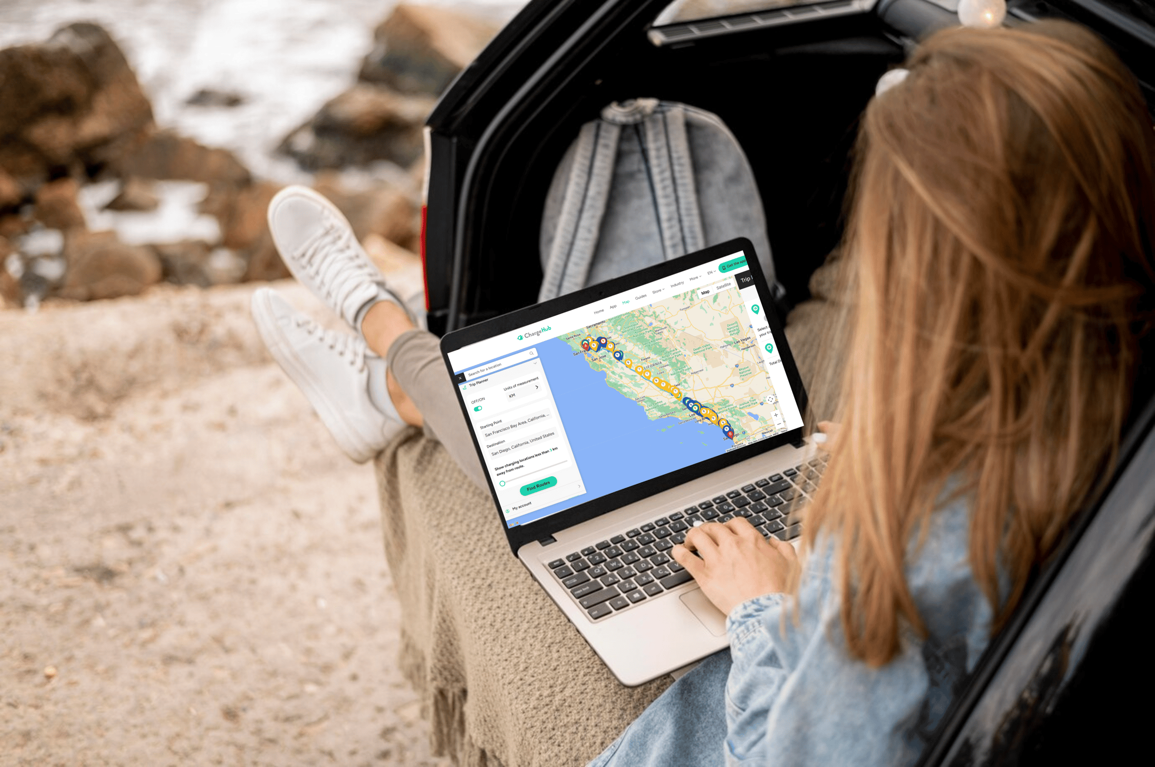 Plan Your Electric Car Road Trip with ChargeHub’s EV Trip Planner