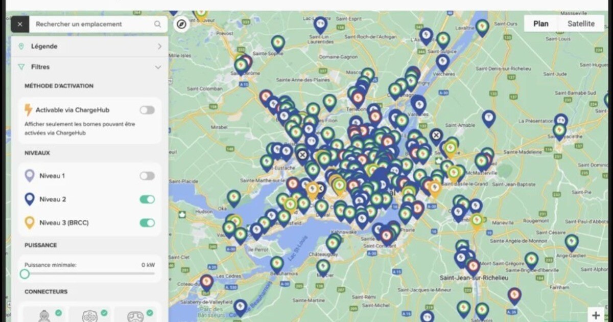 Plan your route when you drive your electric car. | ChargeHub